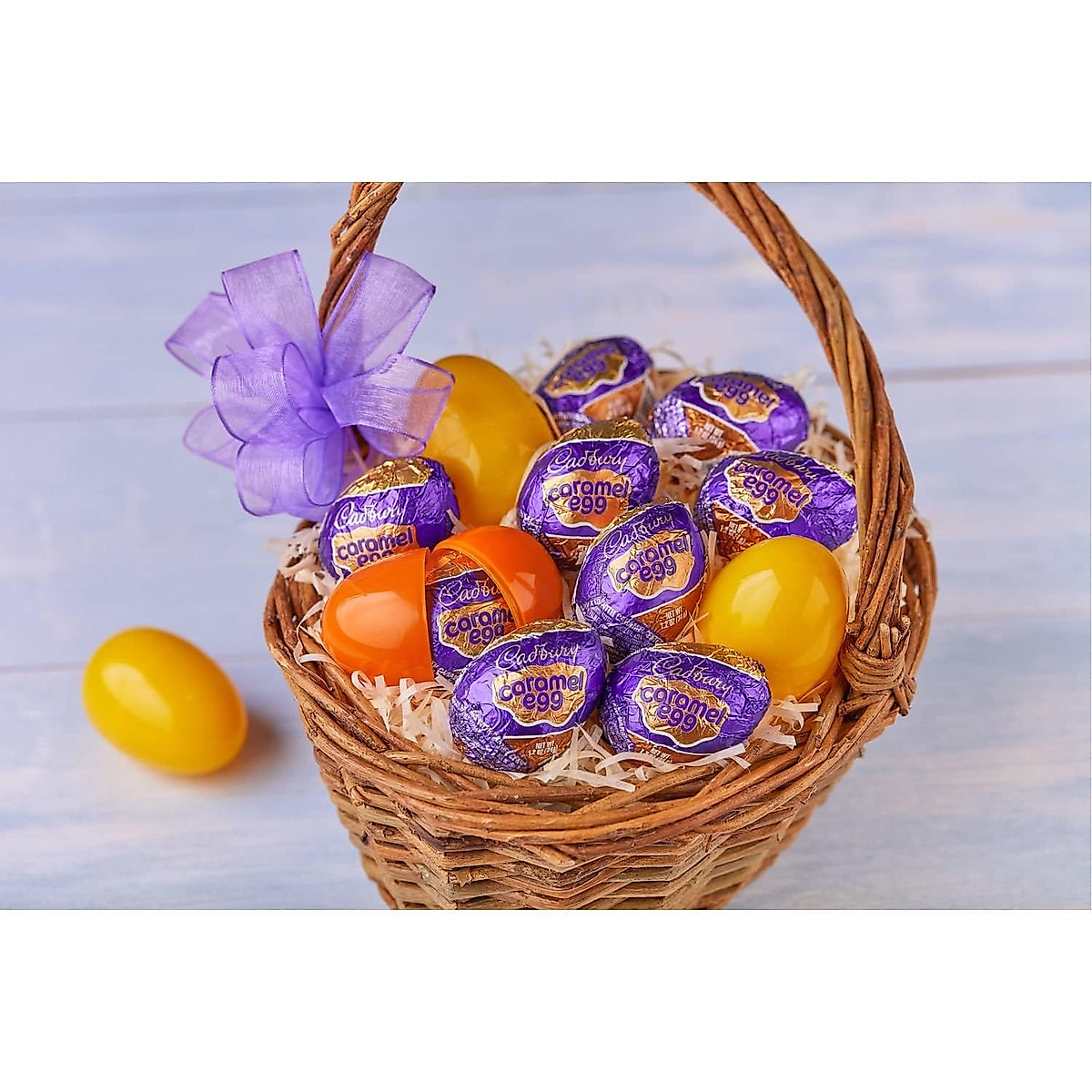 Cadbury Caramel Eggs - 24 individually Wrapped Caramel Cadbury Easter Eggs - Bulk Cadbury Eggs Easter Candy - 1.2 oz Cadbury Eggs Caramel Filled - 24 Pack