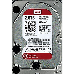 Western Digital WD20EFRX 2TB 3.5-inch SATA 6Gb/s 64MB Cache Hard Drive