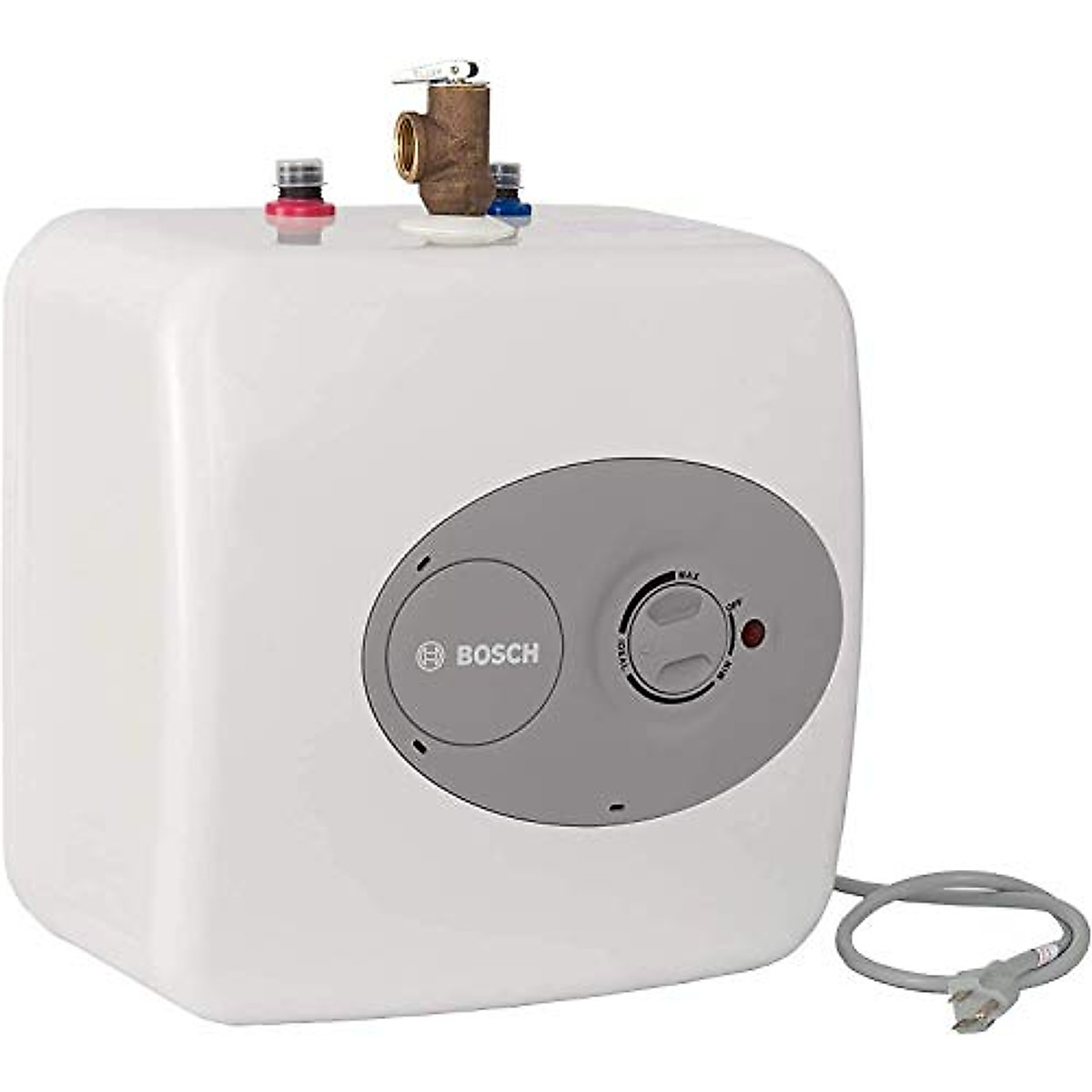 Bosch Electric Mini-Tank Water Heater Tronic 3000 T 4-Gallon (ES4) - Eliminate Time for Hot Water - Shelf, Wall or Floor Mounted