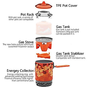 Fire Maple X2 Cooking System Portable Backpacking Camping Stove Camping Pot with Piezo Ignition