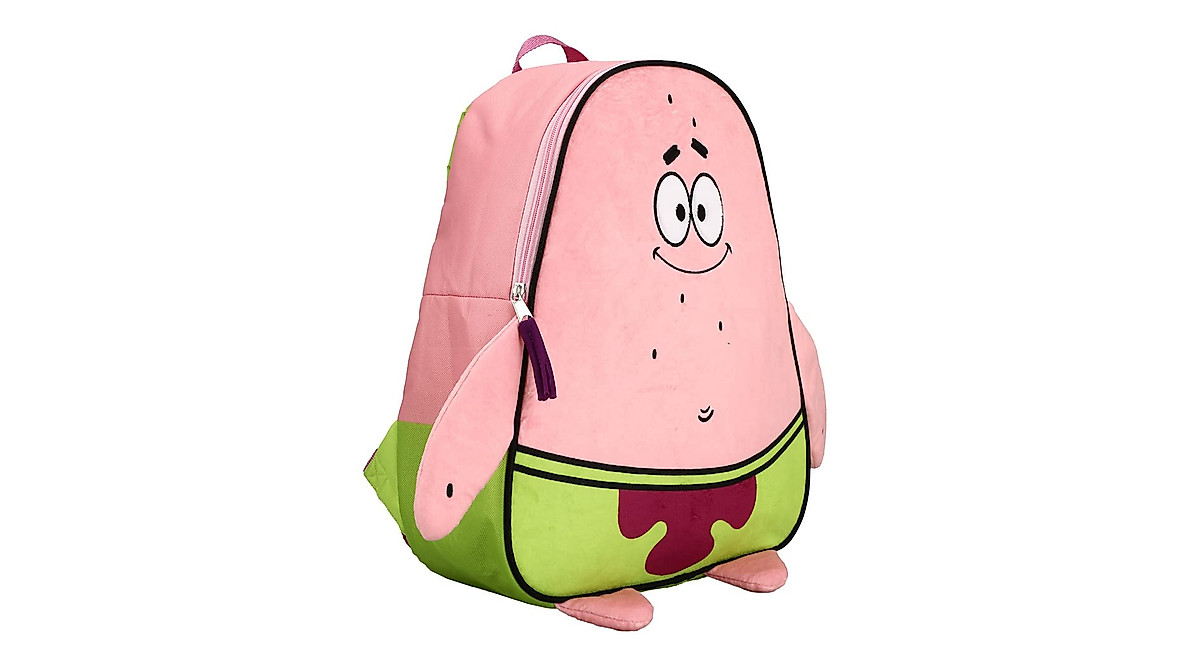 SpongeBob Patrick Star Youth Backpack – Fun Plush Design for Kids
