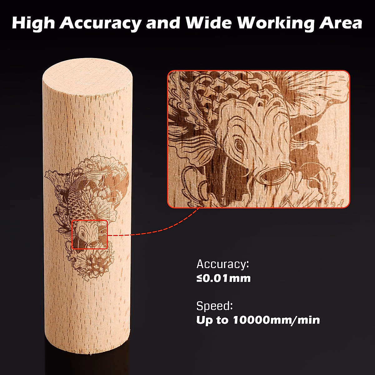 Genmitsu MD18 Rotary Roller, 3-in-1 Accessories Kit for Genmitsu L8, Genmitsu Z6 Engraving Machines, Multi Jaw Chucks for Glass, Cylindrical Objects, Baseball Bat, Ring, Bottles Cups, Space Gray