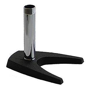 Audio2000'S AST4211 Desktop Microphone Stand with Cast-Iron U-Shaped Base
