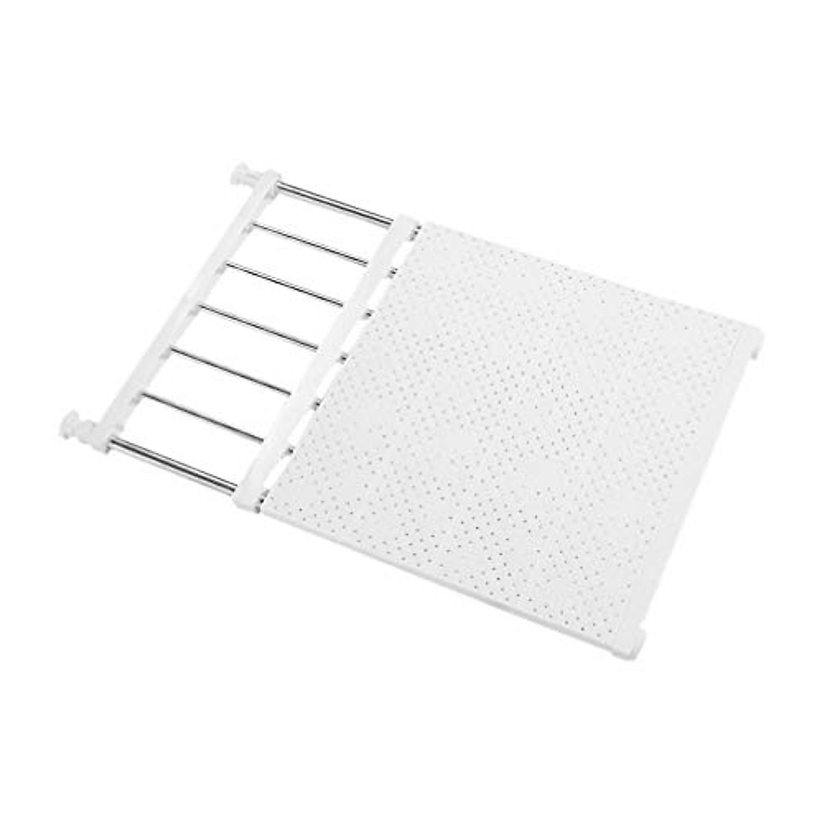 PATKAW Closet Shelf 1 Set Expandable Shelf Divider Separator Closet Tension Shelf Wardrobe Separator Racks for Closet, Wardrobe, Kitchen, Bookcase (3-90cm) Adjustable Locker Shelf