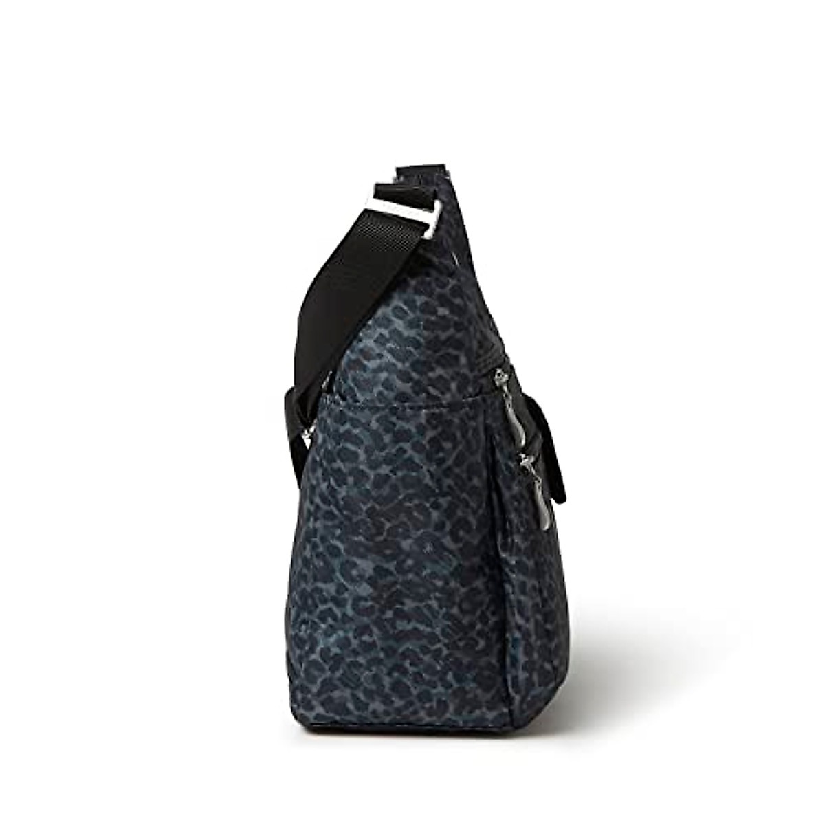 Baggallini Everywhere bagg with RFID, Charcoal Cheetah