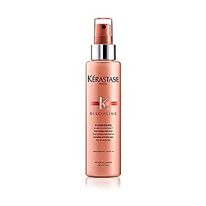 KERASTASE Discipline Fluidissime Anti-Frizz Spray | Hair Smoothing & Heat Protectant Spray | Illuminates Shiny Hair | With Morpho-Keratine and Conditioning Agents | For Styled Hair | 5.1 Fl Oz