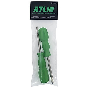 ATLIN Gamebit Screwdriver Set 4.5mm and 3.8mm Security Bits for Opening Nintendo, Sega Consoles and Game Cartridges