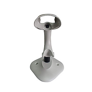 Adjustable Gooseneck Stand Holder for Motorola Symbol LS2208 LS2208AP Barcode Scanner Reader 20-61019-02R (White)