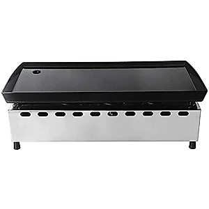 Practical Household BBQ 3 Burners 7500W Garden Outdoor Steel Enameled Cast Iron Grill Picnic Machine, lsxysp