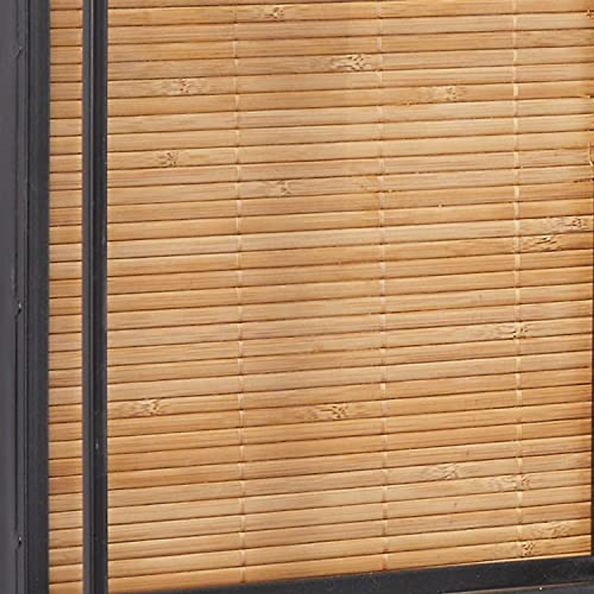 Deco 79 Bamboo Geometric Shapes Wall Decor with Metal Wire Frames, 37" x 2" x 17", Brown