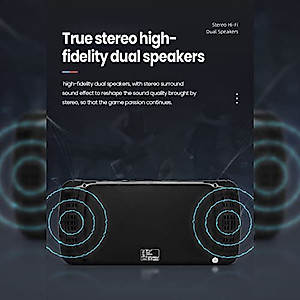 JANN Mini Retro Handheld Game Console, Retro Game Player, Portable Video Game Console 7 Inch Screen Built-in 6,000 Classic Game, 64G Retro Arcade for Kids & Adults