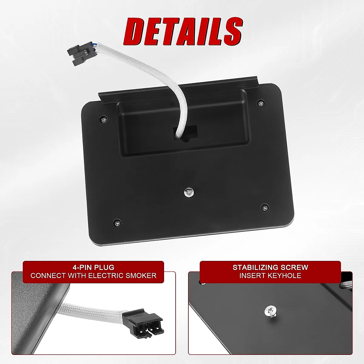 TEMSONE Digital Electric Smoker Control Panel Kit Compatible with Masterbuilt Electric Smokers 20071217 20071317 20071417 20071517 Replace# 9907160014