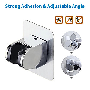 KAIYING Filtered Shower Head with On Off Switch, High Pressure Handheld Showerhead with Beads, Detachable Filter Showerhead with 5Ft Hose, Self Adhesive Bracket