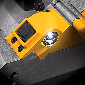 DEWALT - GID-298457 Portable Band Saw, Deep Cut, 10 Amp, 5-Inch (DWM120) Black/Yellow