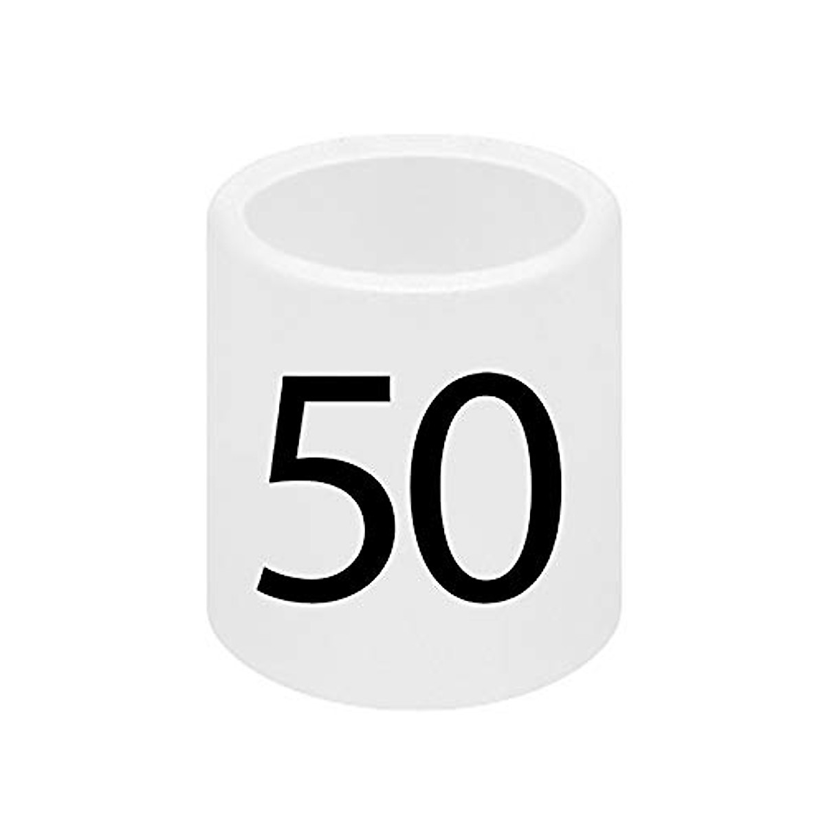 SSWBasics Mini Slip On Size Markers - Size 50- Pack of 50