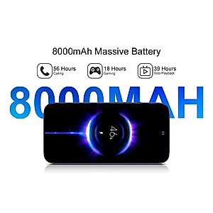 ExAchat A14 Pro Max 5G Unlocked Smartphone 200MP Camera 7.3" FHD+ Display 120HzD 6GB+128GB/1TB Cell Phones Unlocked Expandable 8000mAh Dual SIM/GPS/Fingerprint/Face ID