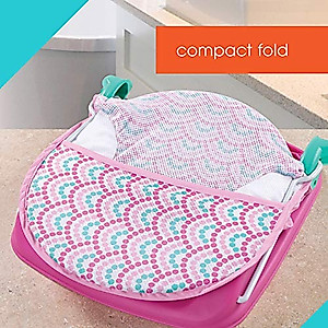 Summer Deluxe Baby Bather (Bubble Waves) - Bath Support for Use in the Sink or Bathtub - Includes 3 Reclining Positions