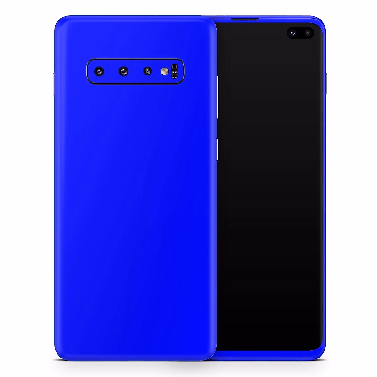 DesignSkinz Solid Royal Blue Protective Vinyl Decal Wrap Skin Cover Compatible with The Samsung Galaxy S20 (Screen Trim & Back Glass Skin)