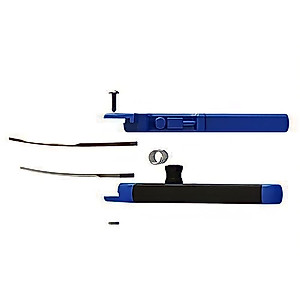 Happy Hydro - Trimming Scissors - Curved Tip - Titanium Coated Blades with Spring-Loaded Comfort Grip Handles - 1 Pack