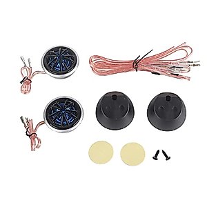 Qii lu 1 Dome Tweeter,1 Dome Tweeter,Car Tweeter Speaker,1 Pair Car Speaker Music Player o Super Power Loud Dome Tweeter 130W