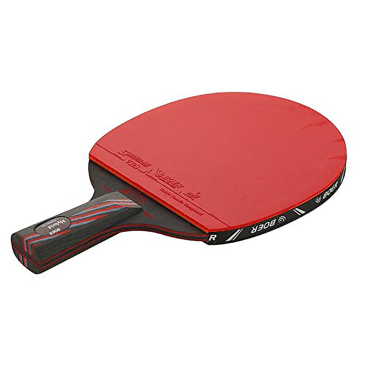 1pcs Black Carbon King 9.8 Training or Game Table Tennis Racket Ping Pong Paddle+1pcs Racquet Bag+3pcs Table Tennis+2Protective Film (TC2-SHORT)
