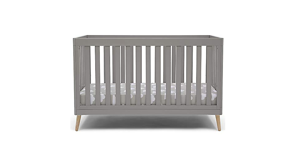Delta Children Essex 4-in-1 Baby Crib - Grey & Natural