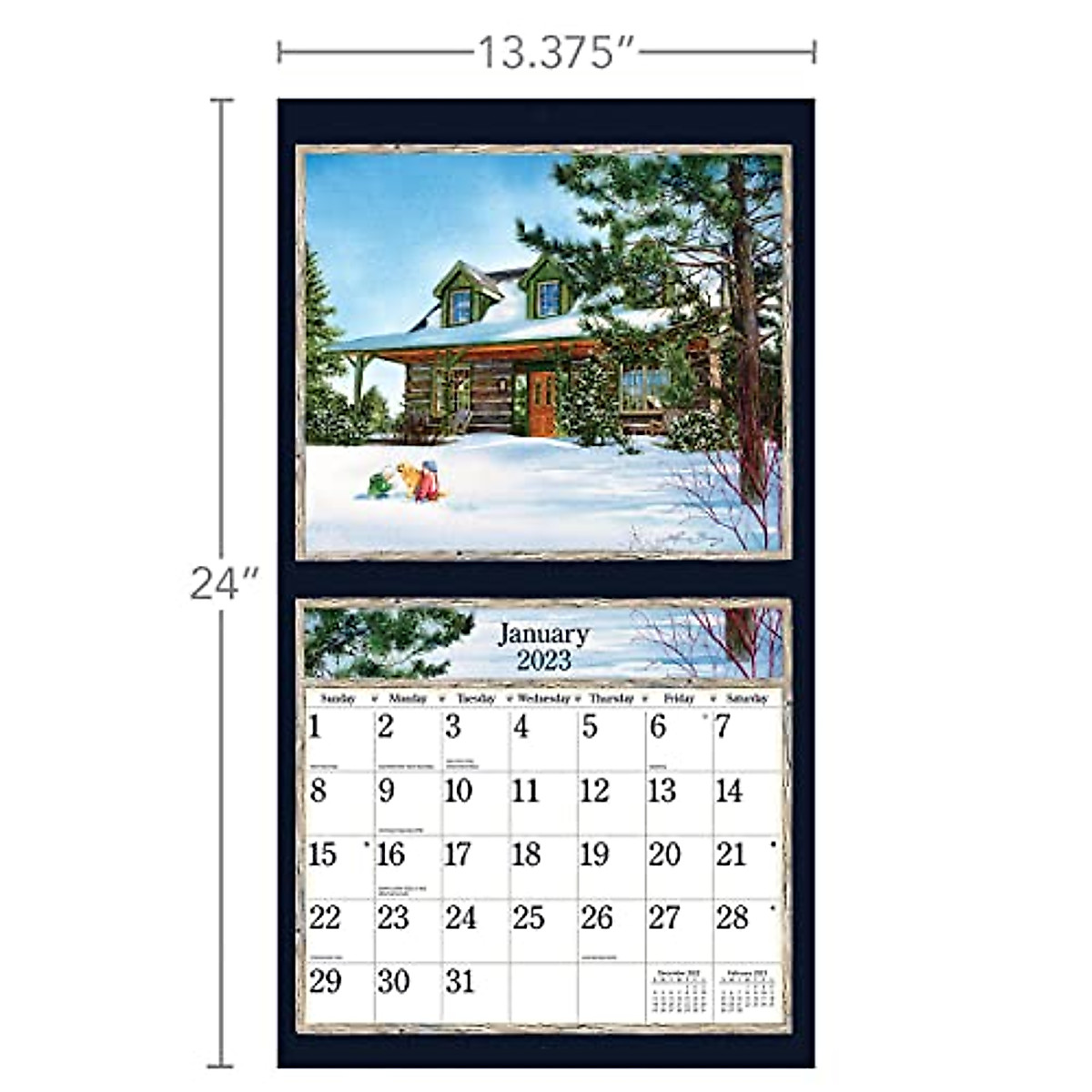 LANG COUNTRY WELCOME 2023 WALL CALENDAR