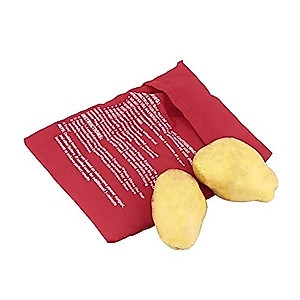 vipolish 4Pcs Microwave Potato Bag Reusable Microwave Cooker Bag Baked Potato Pouch Perfect Potatoes in Just 4 Minutes