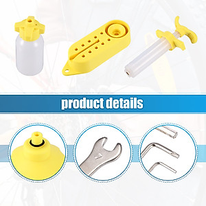 X AUTOHAUX Hydraulic Disc Brake Kit Mineral Oil-Bleed Kit Bike Repair Tools Universal for MTB Moutain Bike Road Bicycle