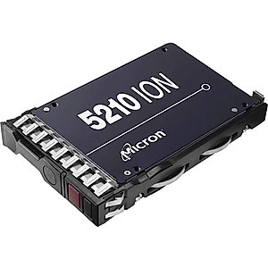 Micron 5210 ION 1.92TB Enterprise Solid State Drive Bundle with 2.5 inch Drive Tray Compatible with HP ProLiant DL360p G8, DL360 G9, DL360 G10, DL380p G8, DL380 G9, DL380 G10 Servers