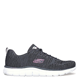 Skechers Track - Daytime Dreamer Charcoal Pink 9 B (M)