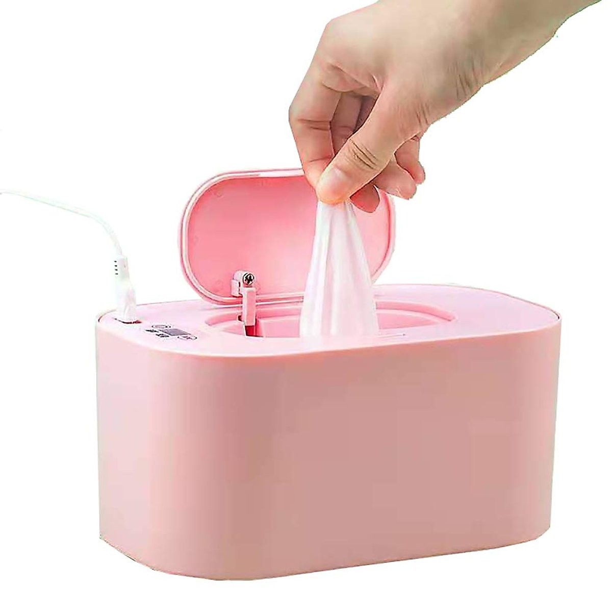 NEWCOMDIGI Wipe Warmer Baby Wet Can be Used in Vehicle and Home, Baby Wipe Warmer with Precise Temperature Control, New Upgrade Faster Heating, Baby Must Have Items Baby Stuff