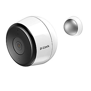D-Link Outdoor Security Camera Wireless, Day Night Vision Home Surveillance Network System in Full HD (DCS-8600LH/LT-US) White
