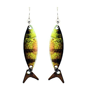 Perch Earrings by d'ears Non-Tarnish Sterling Silver French Hook Ear Wire