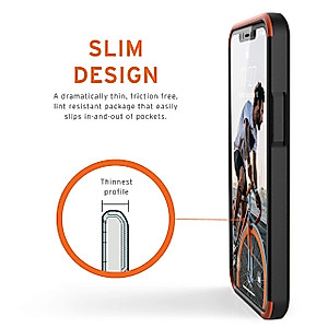 URBAN ARMOR GEAR UAG Designed for iPhone 12 Pro Max Case [6.7-inch screen] Sleek Ultra-Thin Shock-Absorbent Civilian Protective Cover, Olive