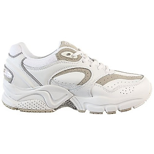 Apex Women's Apex Lace Walkers Walking Shoe,White,10.5 W US