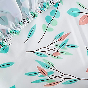 Little Grape Land 4 Piece Crib Bedding Set, Crib Sheet, Crib Skirt, Baby Quilt and Pillow Cover, Nursery Bedding Set, Baby Comforter Set for Toddler, Kids, Boys and Girls, Green Koala