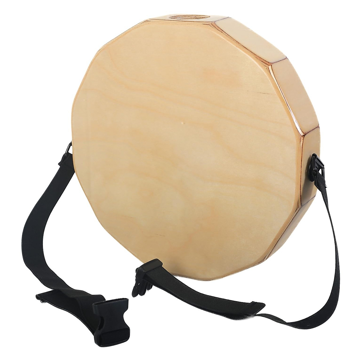 KTÄK -The First Handcrafted, Hand Drum Percussion, Two-Sound Cajón Body Snare, Portable Cajon by Kandu (Natural Wood/Black Logo)