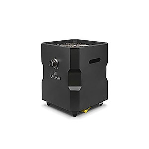 UKIAH Tailgater X Portable Gas Fire Pit - 48,000 BTUs - in Black (TK-1018-TX)