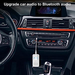 Bluetooth 5.0 Transmitter and Receiver 3 in 1, Dual Pairing Bluetooth Audio Transmitter Receiver Wireless Adapter with LCD Display 3.5mm AUX Stereo Output for TV, PC, Car, Headset, Earbud