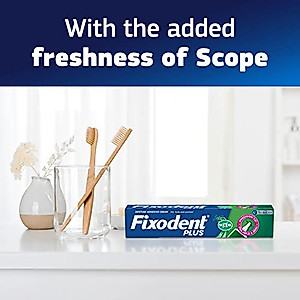 Fixodent Plus Scope Precision Hold & Seal Adhesive Cream, 2 oz (Packaging May Vary)