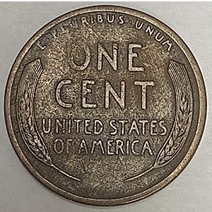 1914 S Lincoln Wheat Penny Average Circulation Penny VF-XF