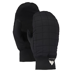 BURTON Standard Heavyweight Quilted Mittens, True Black, Small