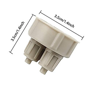 NEWCOMDIGI 4 PCS DIY CO2 Generator Bottle Cap, Quick Twist CO2 Caps, Carbon Dioxide Reactor Parts for Aquarium Plants System, Fish Tank