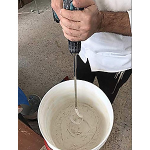 Edward Tools Paint and Mud Mixer for drill in 1 to 5 gallon buckets - Fits all standard drills - Zinc plated steel - Reinforced weld - Hex head for non slip - Easy to clean - Paint mixer attachment