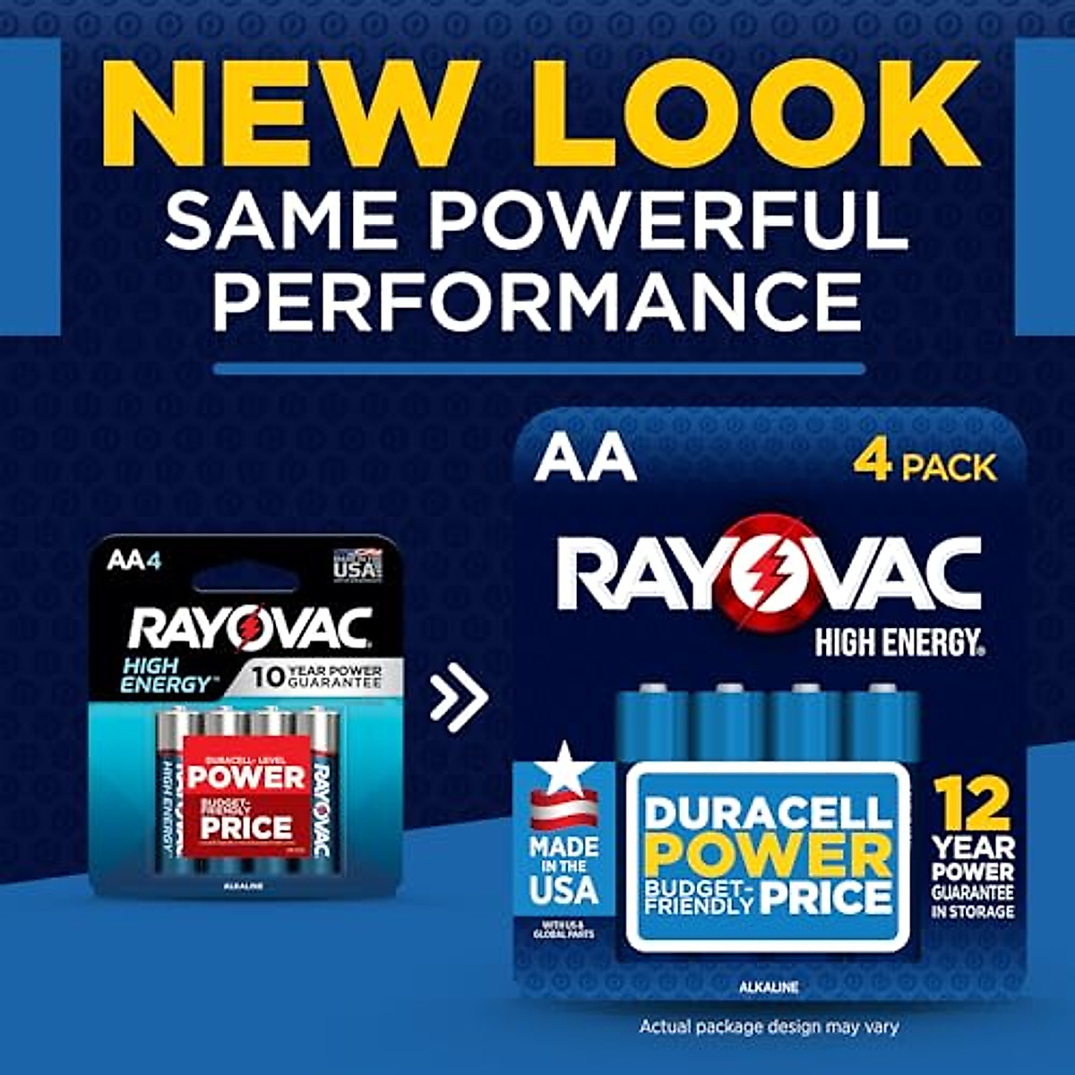 Rayovac Alkaline AA Batteries, 815-36PPF, 36-Pack with Recloseable Lid