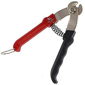 Bikehand Heavy Duty - Stainless Steel Cable Wire - Cutter Scissors Repair Tool - Bike Bicycle Brake Shifter MTB Cable, Small Hard Wire - Crimper - Very Clean Cut