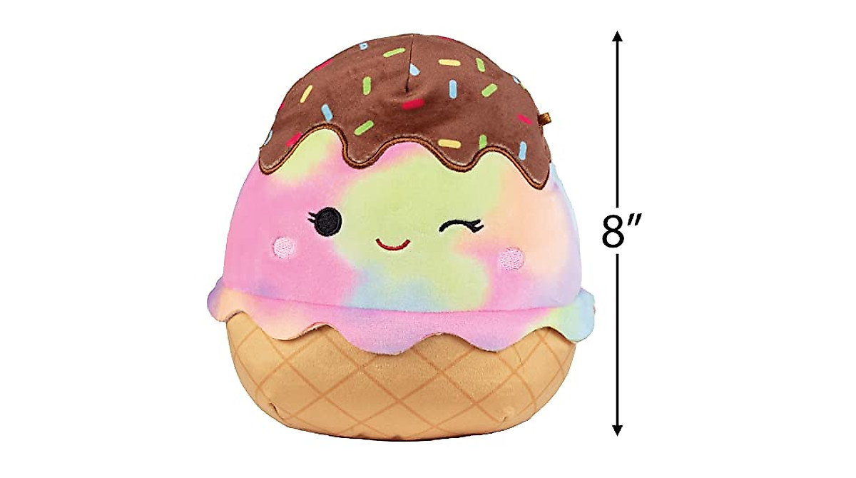Squishmallows 8" Glady Ice Cream Plush - Cuddle & Play