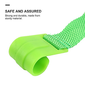 Kisangel 8pcs Baby Crib Pull Ring Stand Up Walker Tool Ring Training Ring Cot Hanging Rings Walking Assistant for Infant Baby Toddler