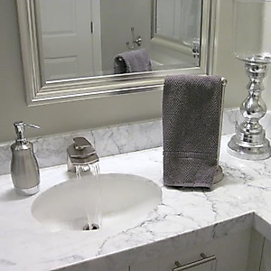 Novatto WAVE Single Lever Waterfall Lav Faucet, Brushed Nickel